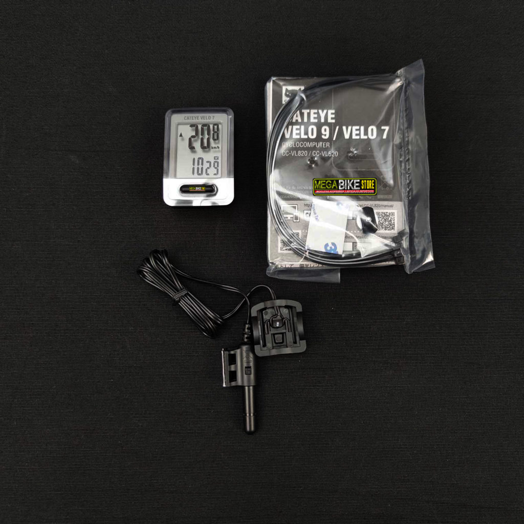 velocimetro bicicleta CATEYE VELO 7 mides tu velocidad. ⌚